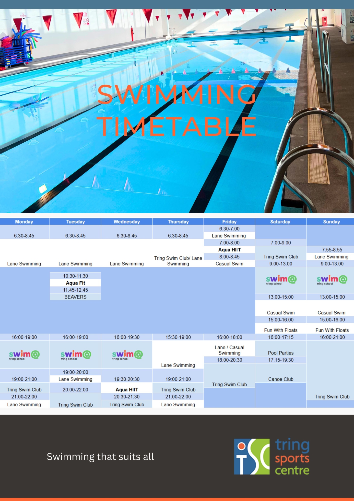 Swimming - Tring Sports Centre