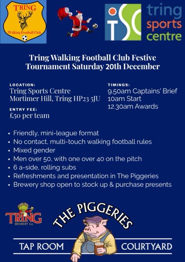 Tring Walking Football Club Festive Event - Tring Sports Centre